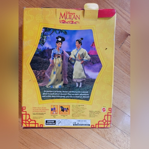 Mattel | Toys | Vintage 997 Disney Mulan Hearts Of Honor Set Nwt | Poshmark